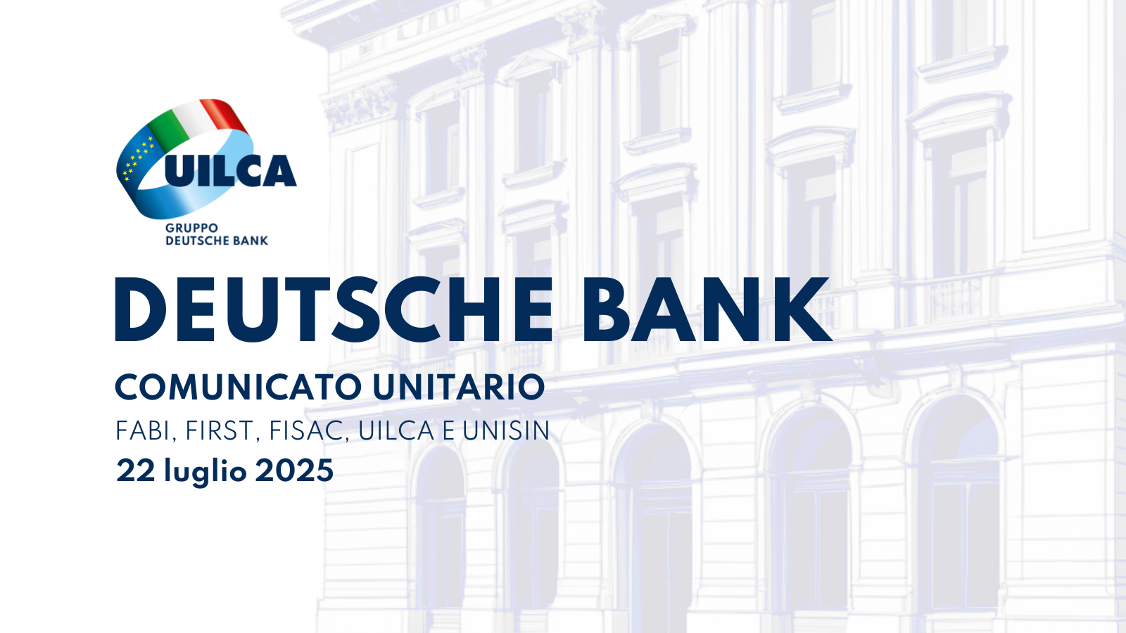 Deutsche Bank: la calda estate, chiusura temporanea di alcuni sportelli ...