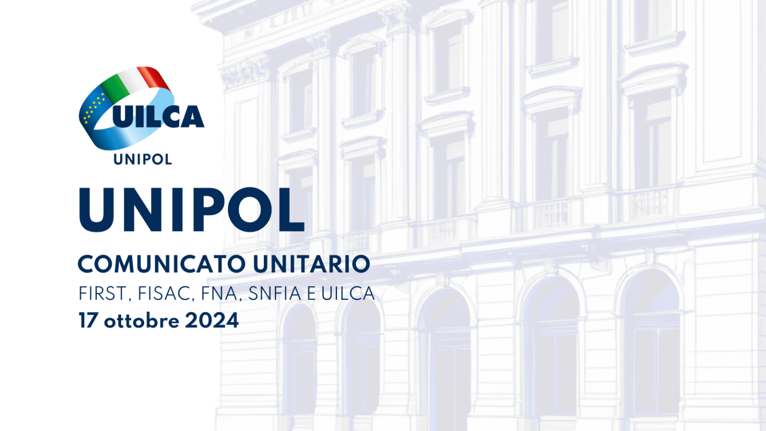 Gruppo Unipol: firmato accordo di fusione - UILCA